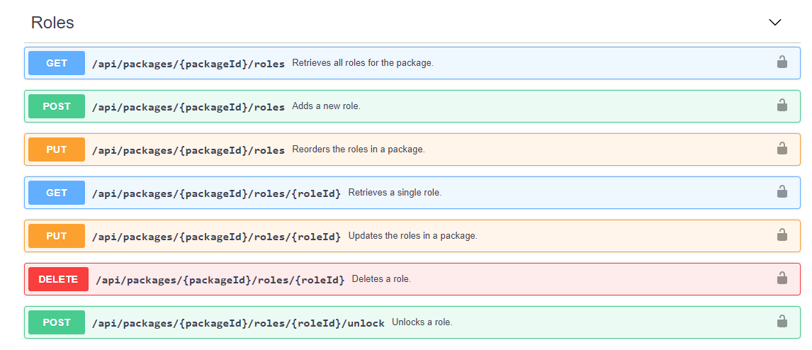 Rest api- Roles | OneSpan Community Platform